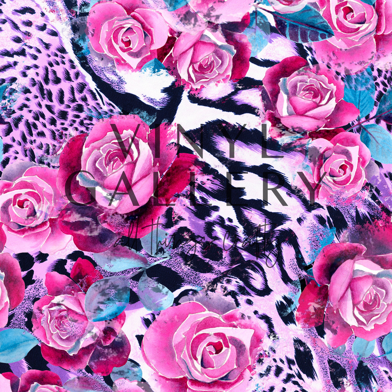 Floral Leopard Pattern 4 – Vinyl Gallery, LLC