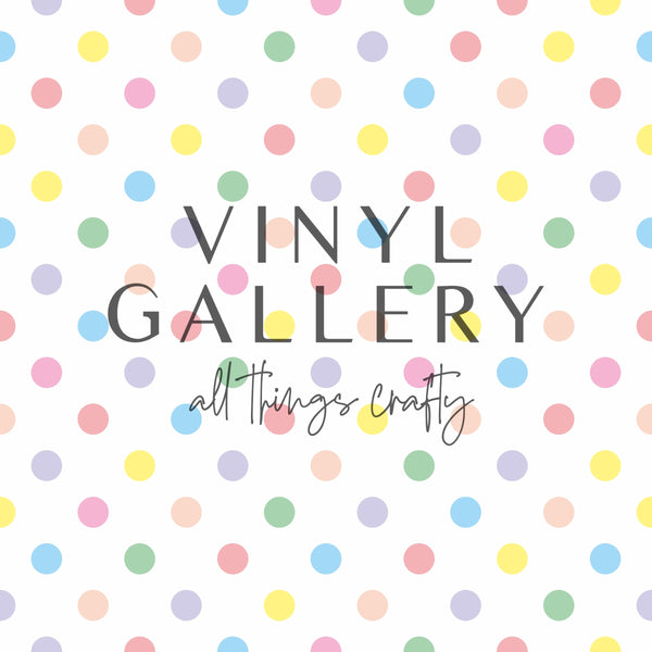 Pastel Polka Dots Pattern – Vinyl Gallery, LLC